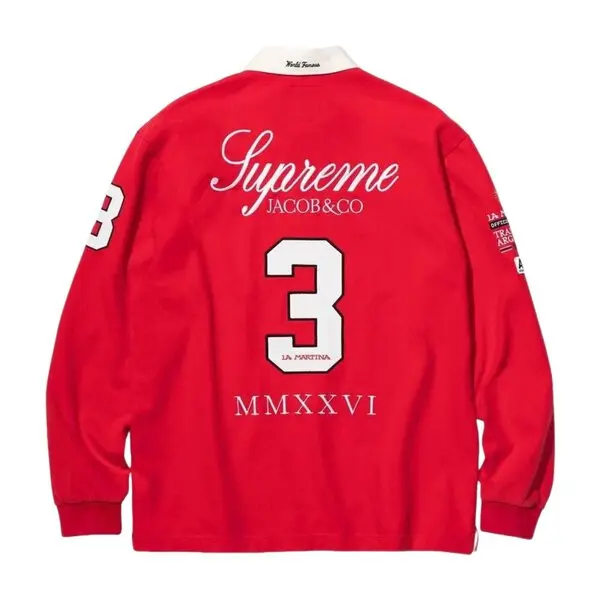 Supreme X La Martina Ss26 Rugby - Red