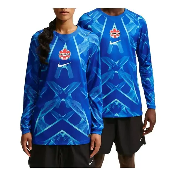 Nike X Canada X Nocta Cryoshot Goalkeeper Long Sleeve Shirt - Blue