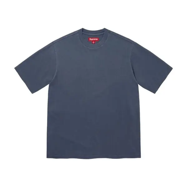 Supreme Ss26 Rhinestone Script S/s T-shirt - Navy