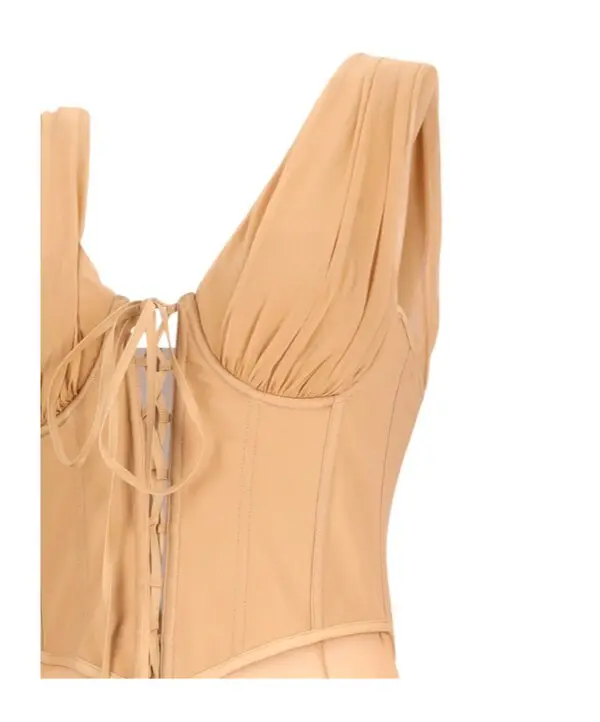 Giuseppe Di Morabito Sleeveless Lace-up Top