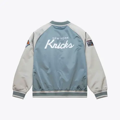 Mitchell & Ness New York Knicks Lightweight Satin Full-snap Jacket
