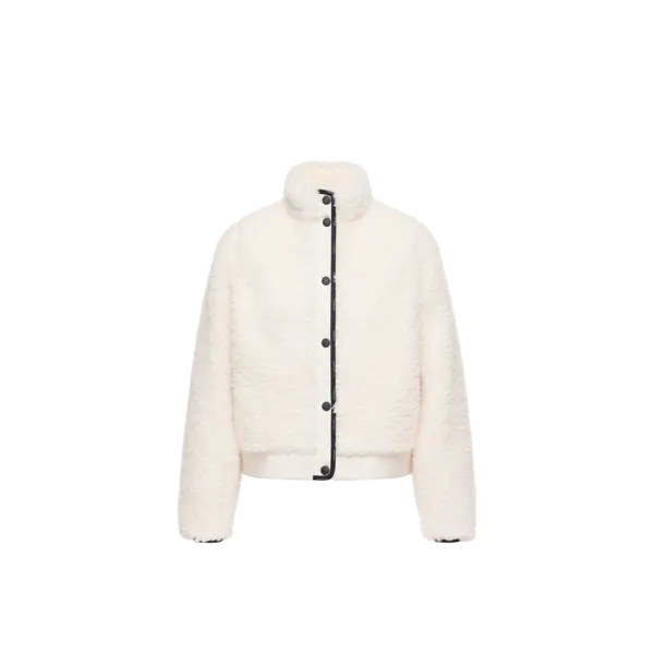 Moncler Diamond-quilted Padded Cardigan - White
