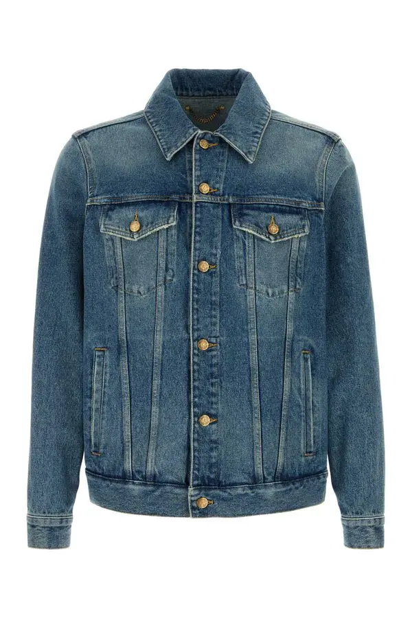 GOLDEN GOOSE Agenore Denim Jacket - Blue