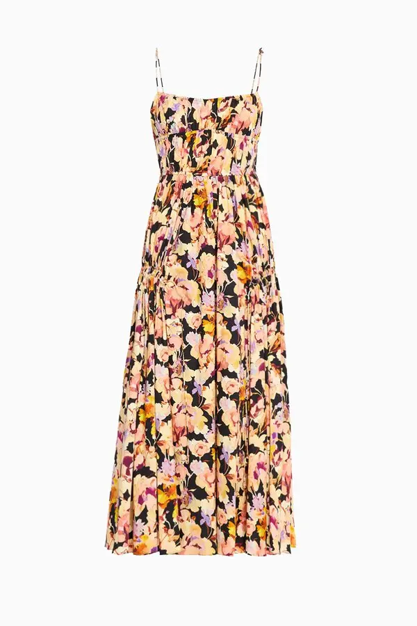 Ulla Johnson Vidri Cotton Cami Dress - Night Bloom
