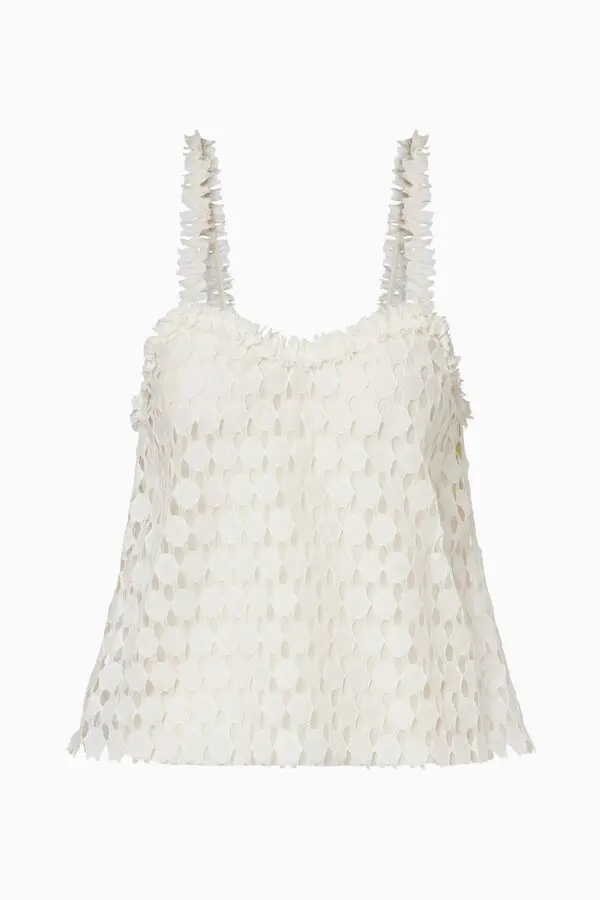 Ulla Johnson Francoise Lace Tank Top