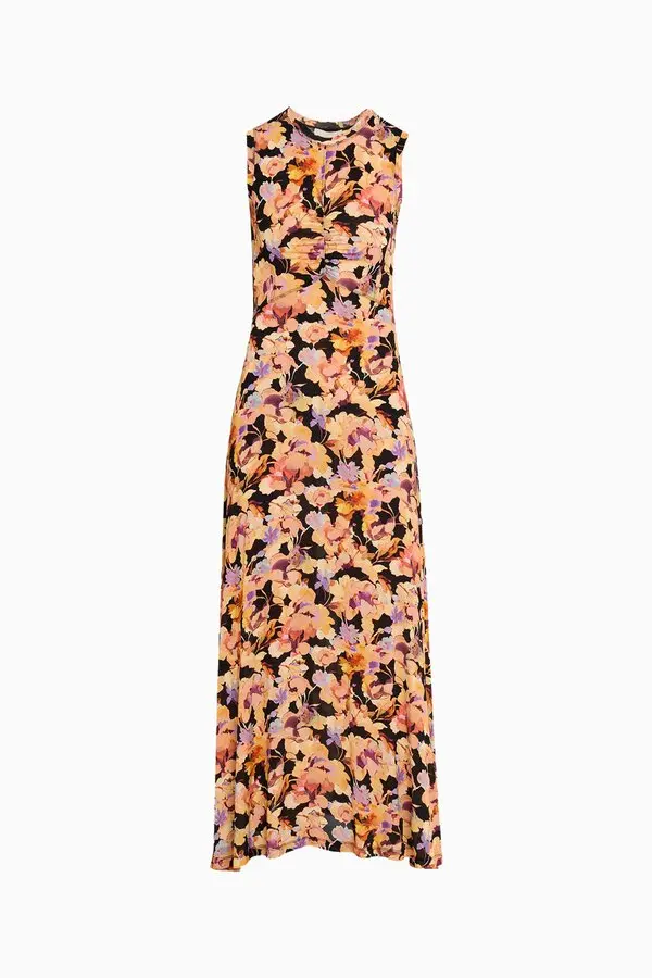 Ulla Johnson Lina Sl Jersey Dress - Night Bloom