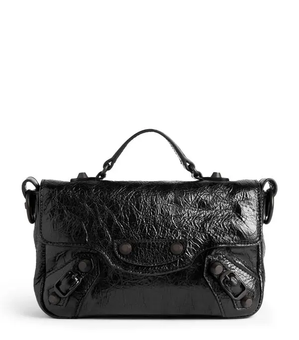 Balenciaga Nano Leather Le City Top-handle Bag - Black