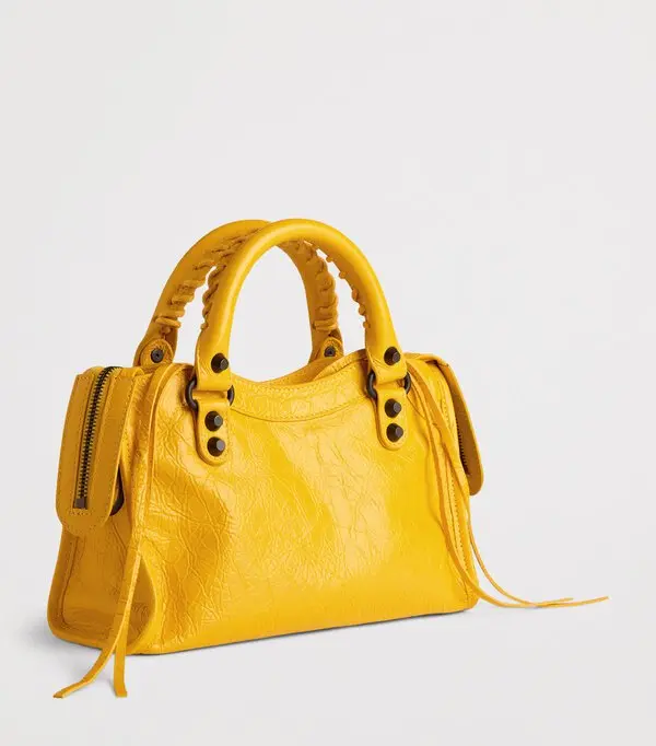 Balenciaga Mini Lambskin Le City Top-handle Bag