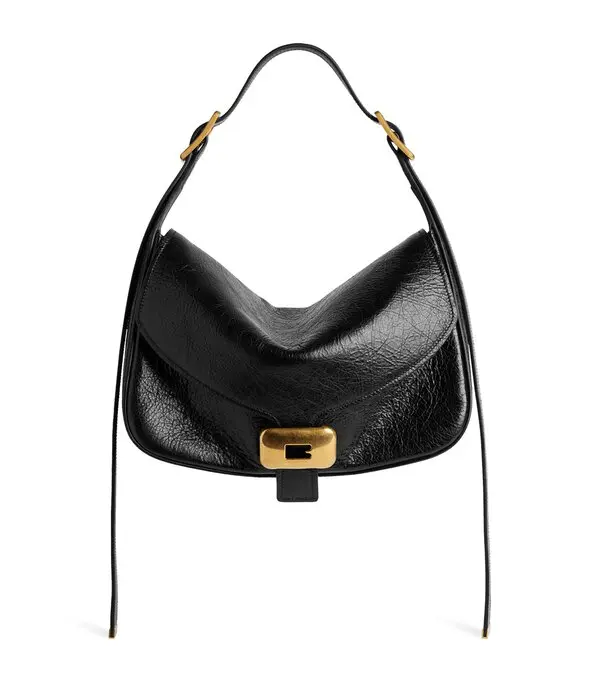 Balenciaga Lambskin Clicca Shoulder Bag