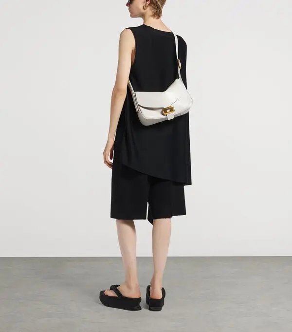 Balenciaga Lambskin Clicca Shoulder Bag