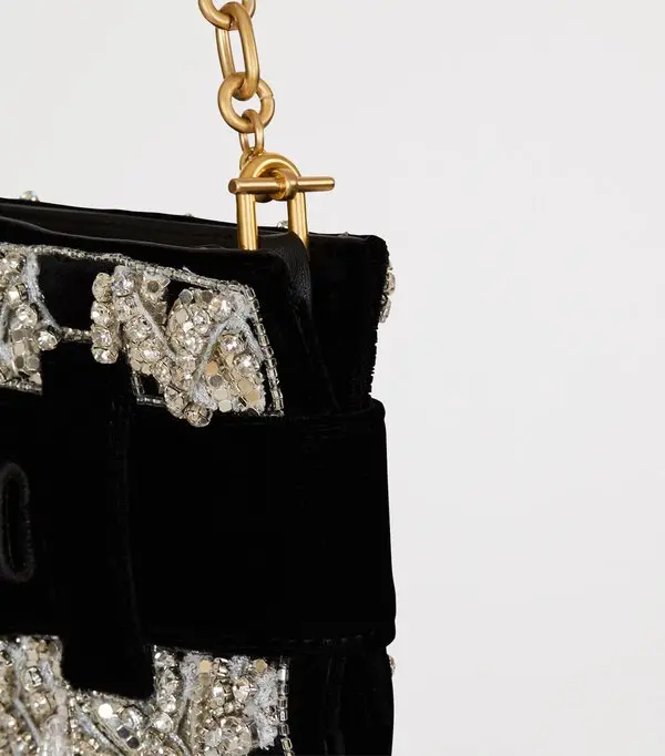 Balmain Embellished Anthem Clutch Bag