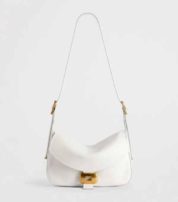 Balenciaga Lambskin Clicca Shoulder Bag - Pink