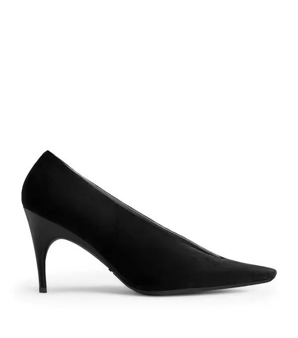 Balenciaga Suede Duchesse Pumps 90 - Black