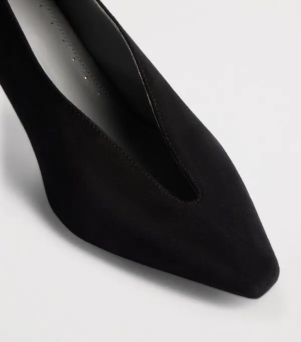 Balenciaga Suede Duchesse Pumps 90 - Black
