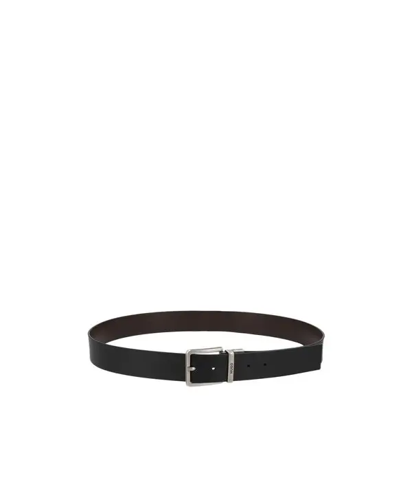 Hugo Boss Logo Engraved Buckled Belt