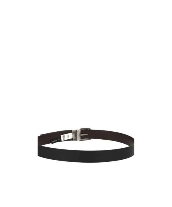 Hugo Boss Logo Engraved Buckled Belt