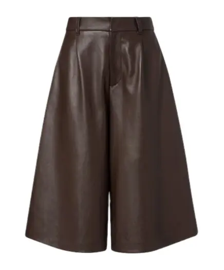 Brunello Cucinelli Leather Bermuda Shorts