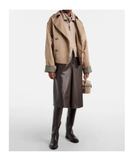 Brunello Cucinelli Leather Bermuda Shorts