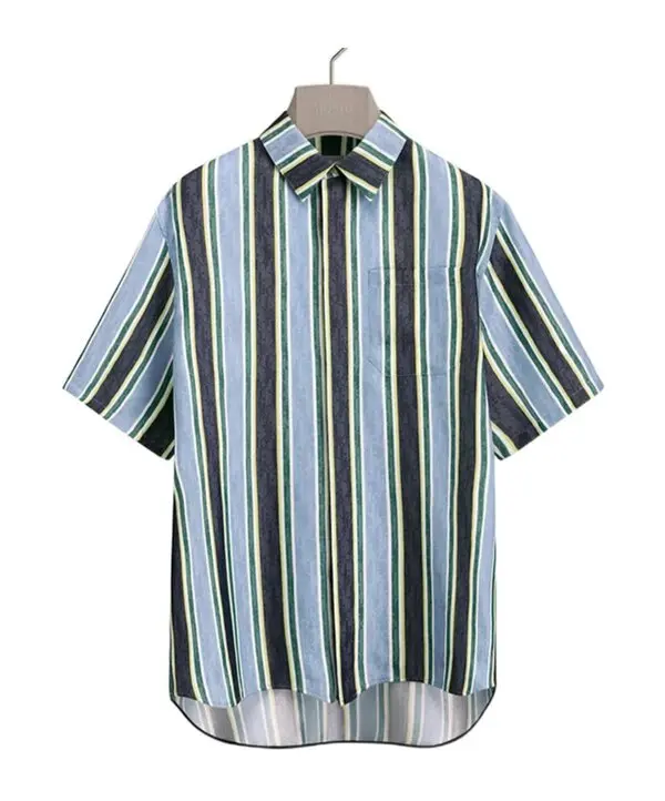 Dior Dioriviera Oblique Sun Stripes Short-sleeved Shirt
