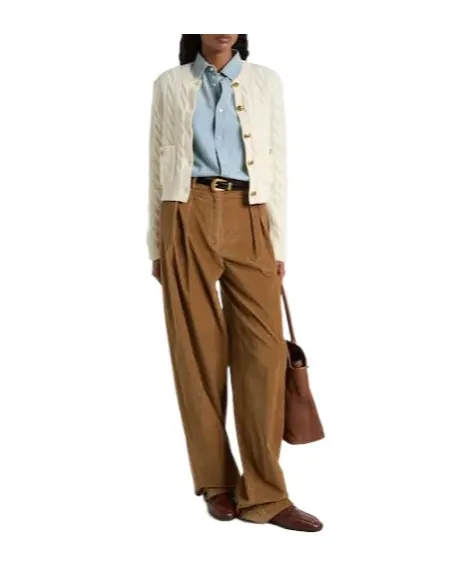Polo Ralph Lauren Cable-knit Wool And Cashmere Cardigan