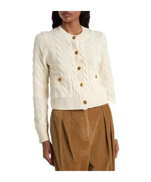 Polo Ralph Lauren Cable-knit Wool And Cashmere Cardigan