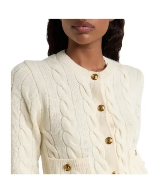 Polo Ralph Lauren Cable-knit Wool And Cashmere Cardigan