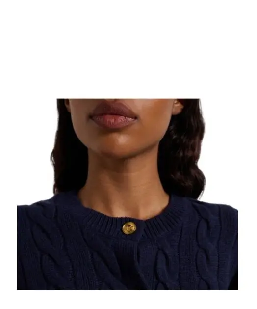 Polo Ralph Lauren Cable-knit Wool And Cashmere Cardigan