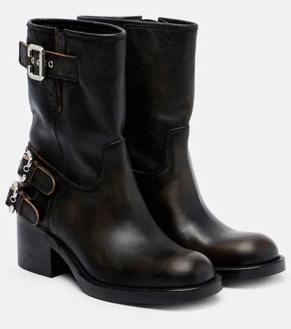 Chloé Round-toe Ankle Boots