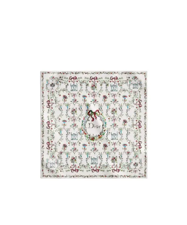 Dior Dioriviera Arabesque Shawl - Ivory Multicolor