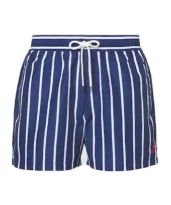 Polo Ralph Lauren Stylish Versatile Striped Swim Trunks