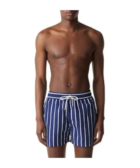 Polo Ralph Lauren Stylish Versatile Striped Swim Trunks