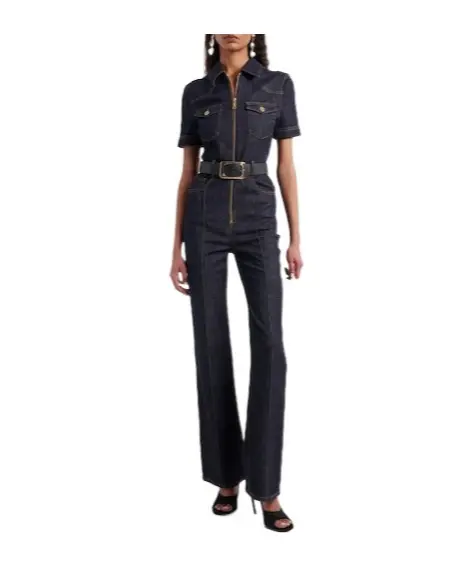 SELF-PORTRAIT Denim Overalls