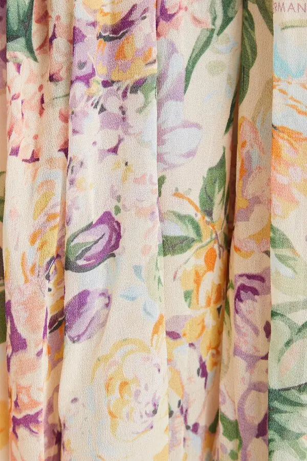 Zimmermann Beadembellished Floralprint Georgette Maxi Dress