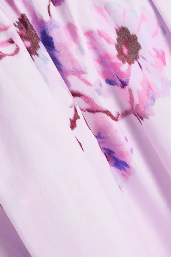 Zimmermann Floral Cotton-poplin Mini Dress
