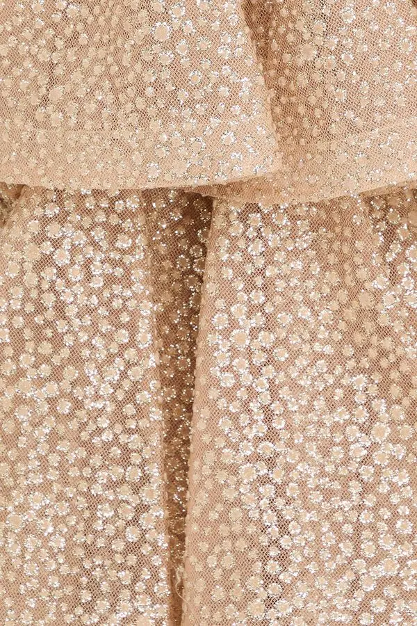 Zimmermann Glittered Ruffled Tulle Gown