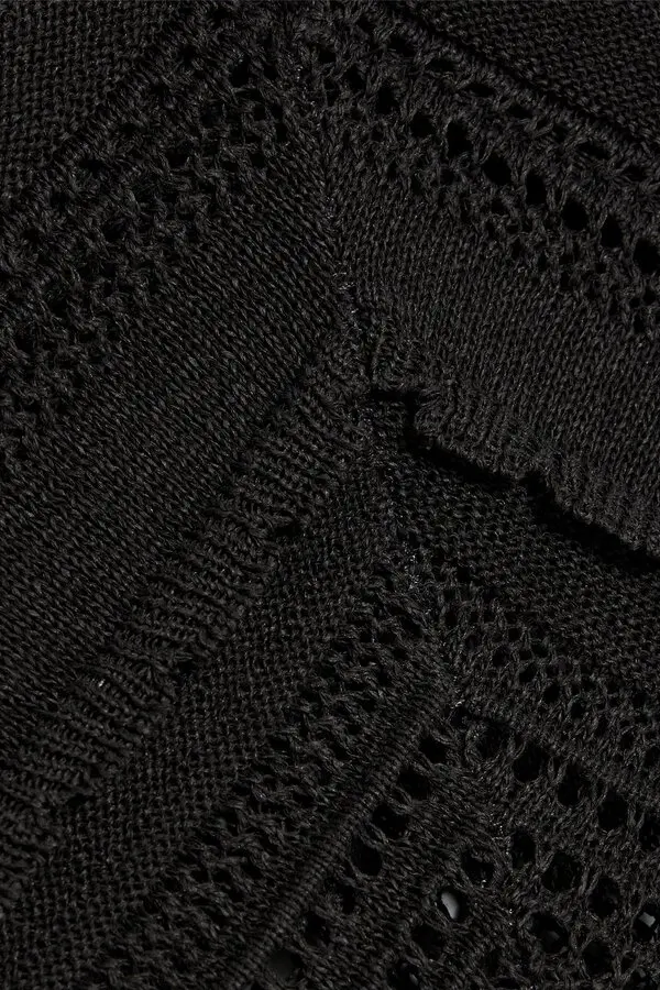 Zimmermann Pleated Pointelleknit Paperblend Tank
