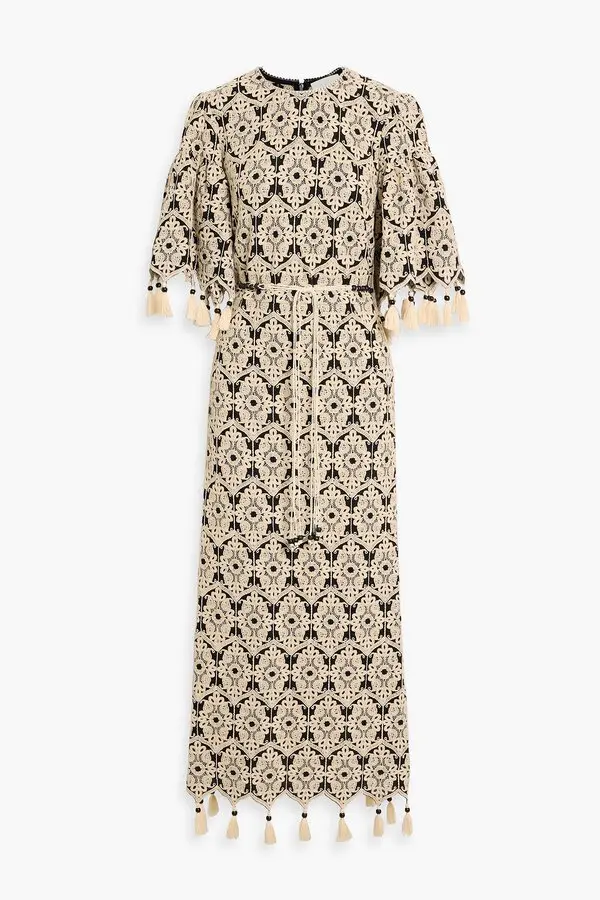 Zimmermann Crocheted Cotton Midi Dress