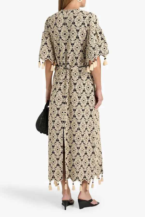 Zimmermann Crocheted Cotton Midi Dress