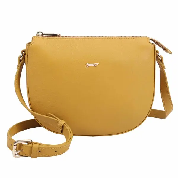 PAUL COSTELLOE Hazara Leather Crossbody Bag - Gold