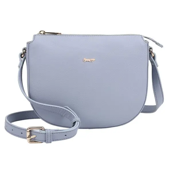 PAUL COSTELLOE Neutrals Hazara Leather Crossbody Bag - Black