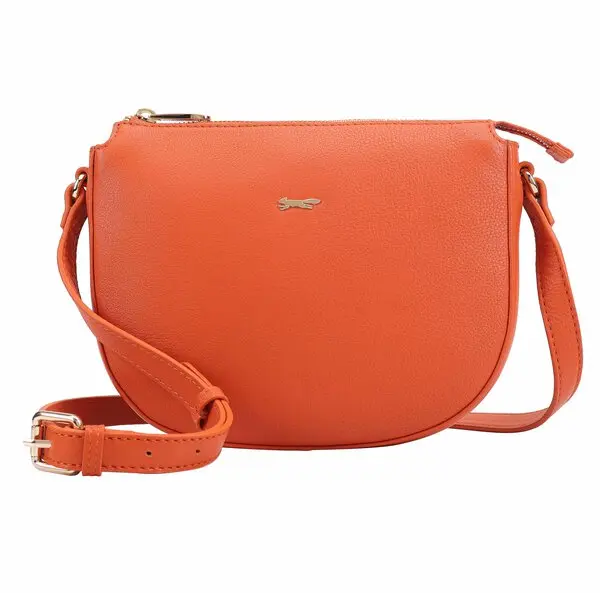 PAUL COSTELLOE Hazara Leather Crossbody Bag - Orange