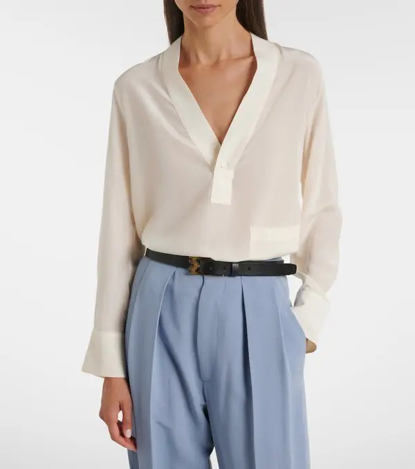 Victoria Beckham Silk Blouse - White