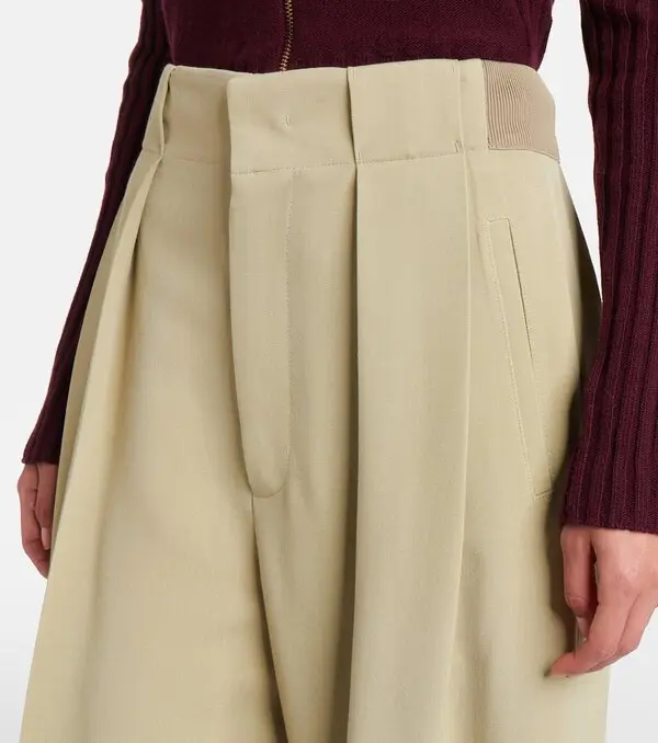 Victoria Beckham Pleated Tapered Pants