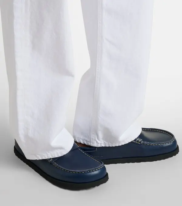 BIRKENSTOCK Naples Leather Mules