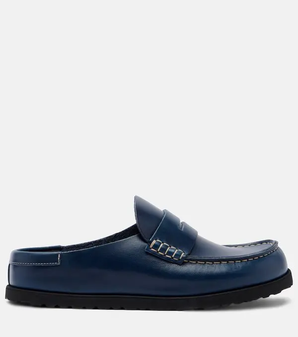 BIRKENSTOCK Naples Leather Mules