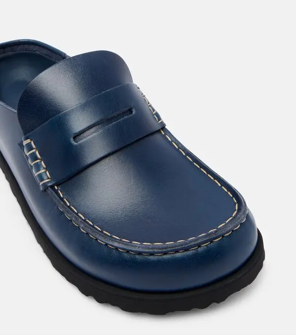 BIRKENSTOCK Naples Leather Mules