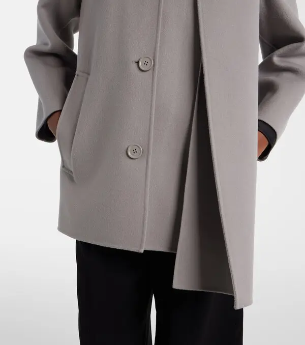 Max Mara Wool Coat With Detachable Scarf
