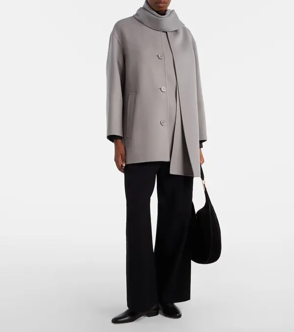 Max Mara Virgin Wool Coat - Blue