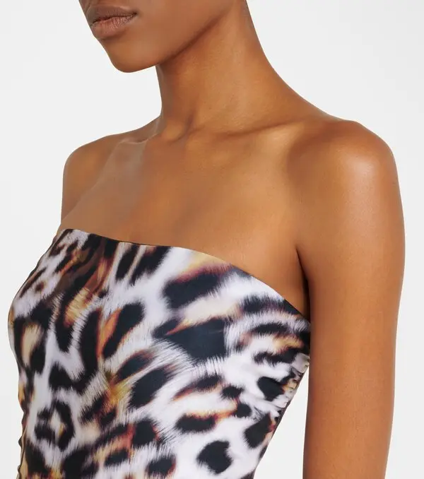 Norma Kamali Bishop Printed Swimsuit