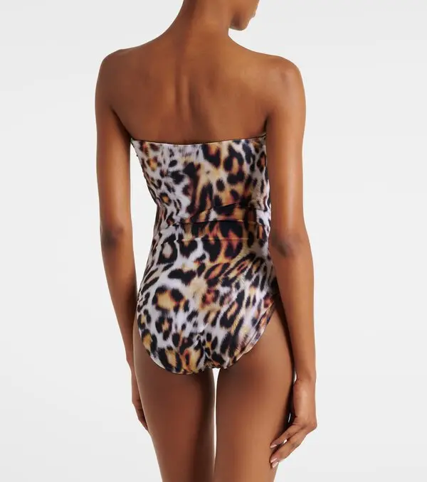 Norma Kamali Bishop Printed Swimsuit